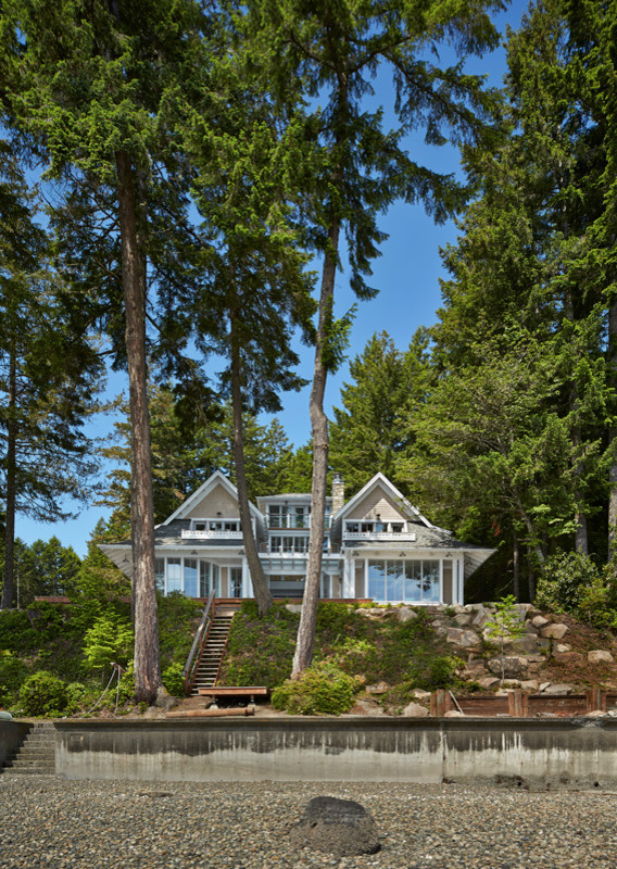 South Puget Sound House - Beach Style - Exterior - Seattle - by BC&J ...