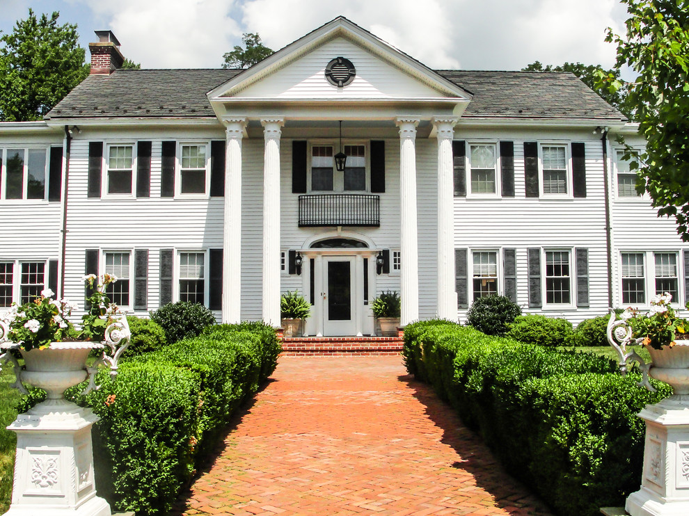 Southern Colonial Interior Remodel - Traditional - Exterior - New York ...