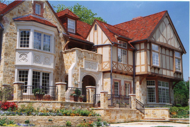 Southern English Manor Home in Highland Park, TX - Traditional - House ...