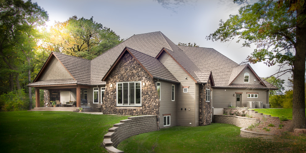 Southern Minnesota Rustic Craftsman Custom Home #202 - Craftsman ...