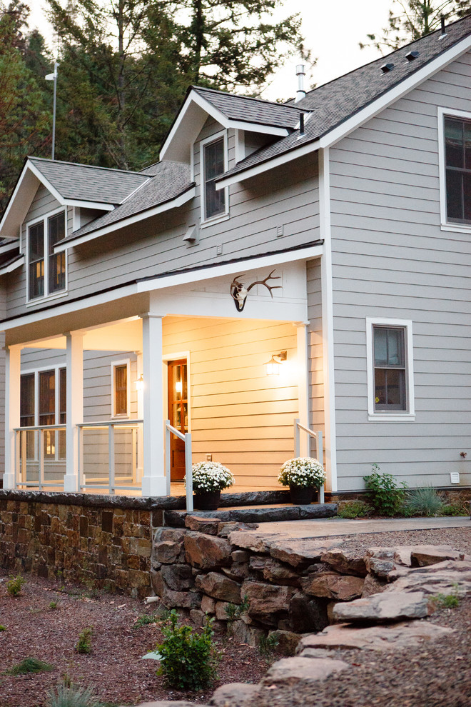 Southern Oregon Lake House - Traditional - Exterior - Portland - by ...