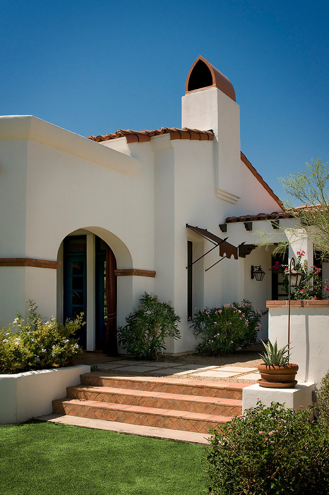 Spanish Colonial Mission Style House