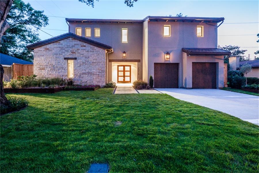 Spanish Inspired Modern - Transitional - Exterior - Houston - by Design ...