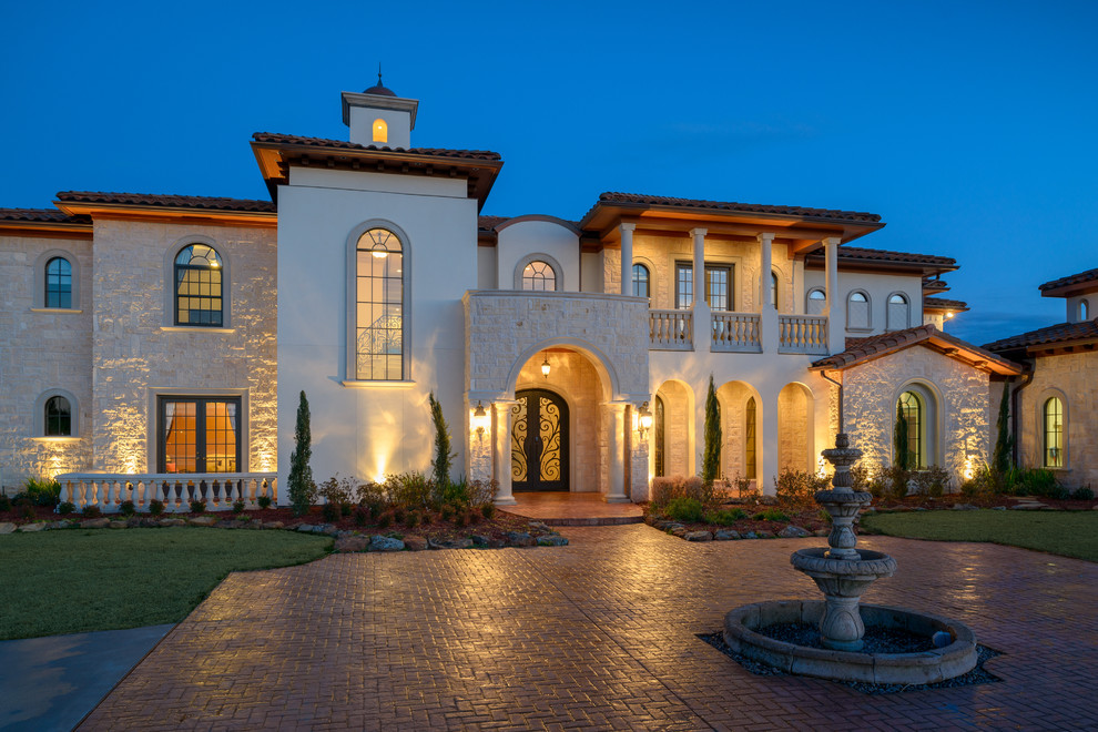 Spanish Mediterranean - Méditerranéen - Façade - Dallas - par Atrium ...
