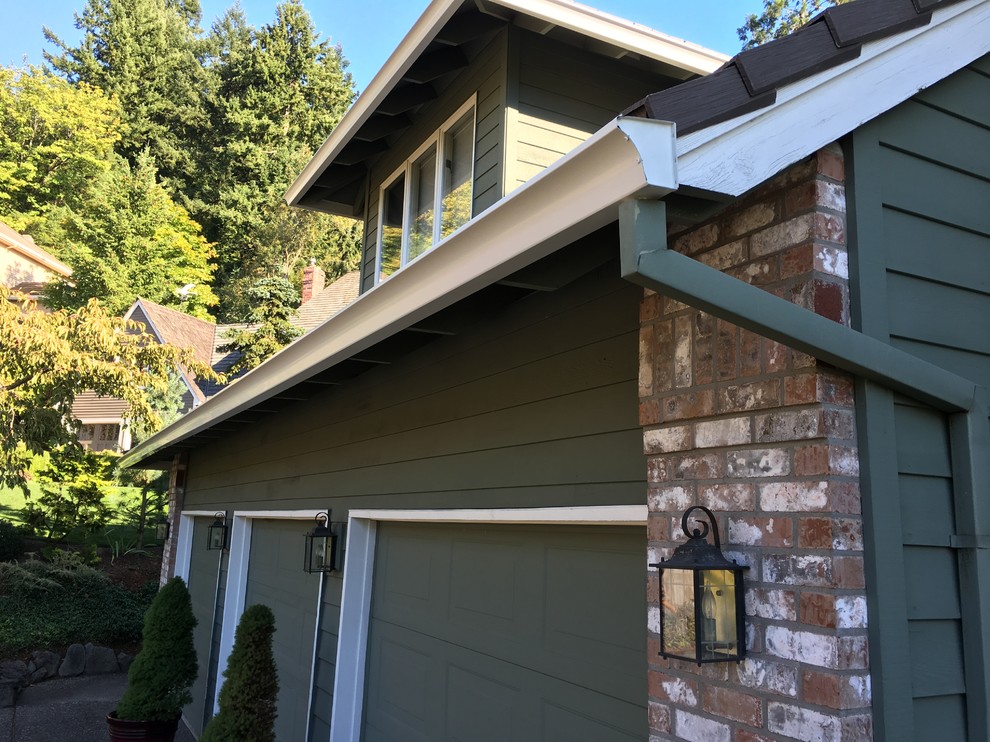 Spanish round modern gutters - Transitional - Exterior - Portland - by ...