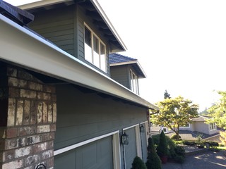 Spanish round modern gutters - Transitional - Exterior - Portland - by ...