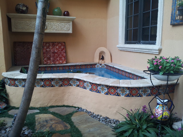 Spanish Style Entry Water Feature