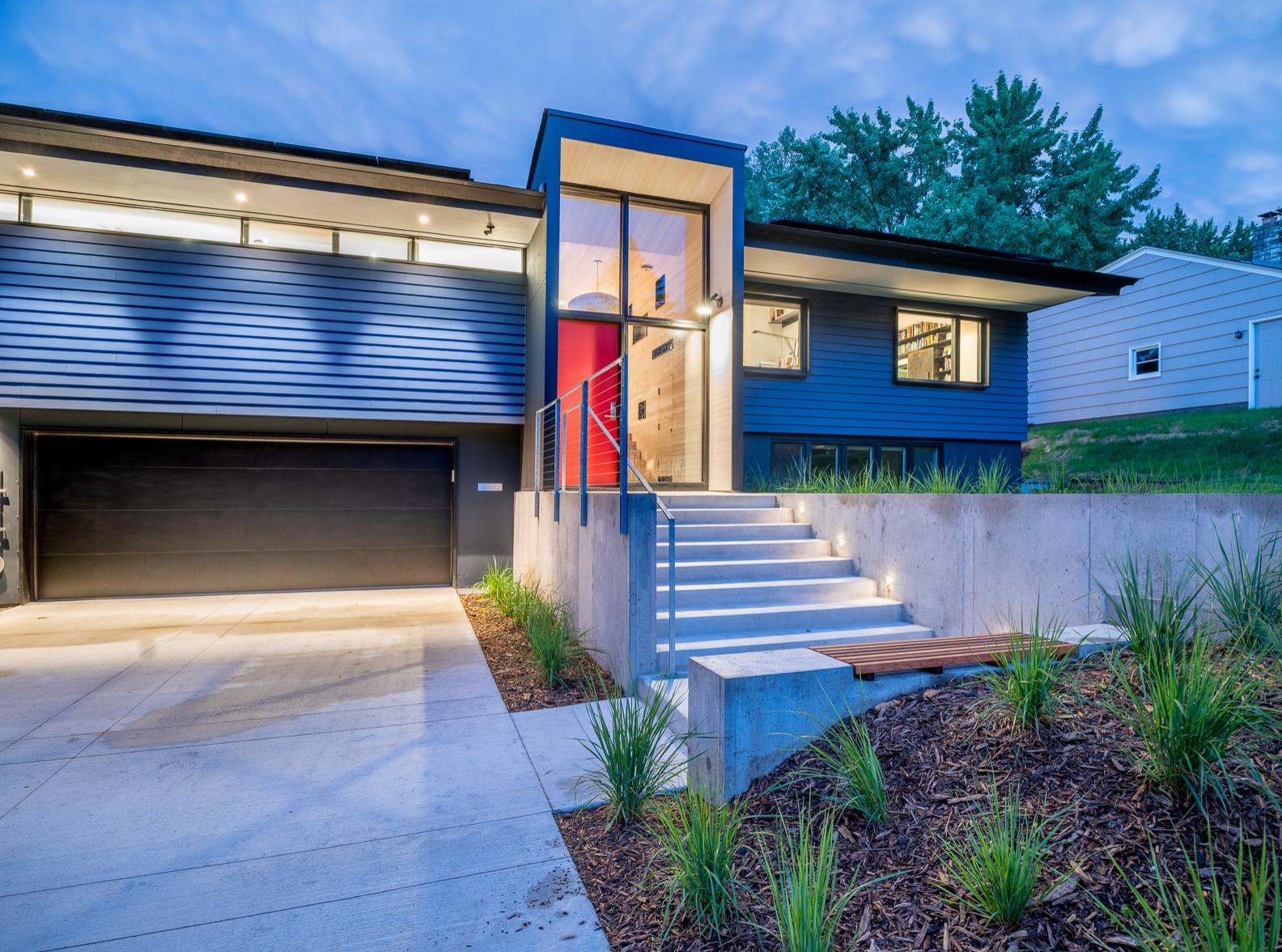 Dramatic Split Level Exterior Makeover Budget Split Level Home