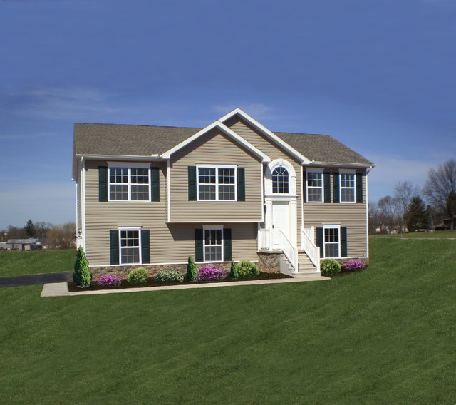 Split Foyer Exteriors - Traditional - House Exterior - Philadelphia ...