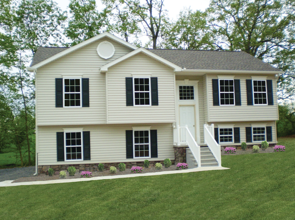 Split Foyer Exteriors - Traditional - House Exterior - Philadelphia ...