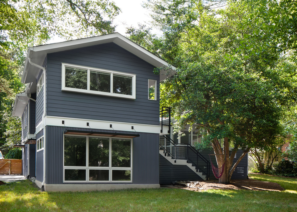 Split level modern - Transitional - Exterior - Raleigh - by CH ...