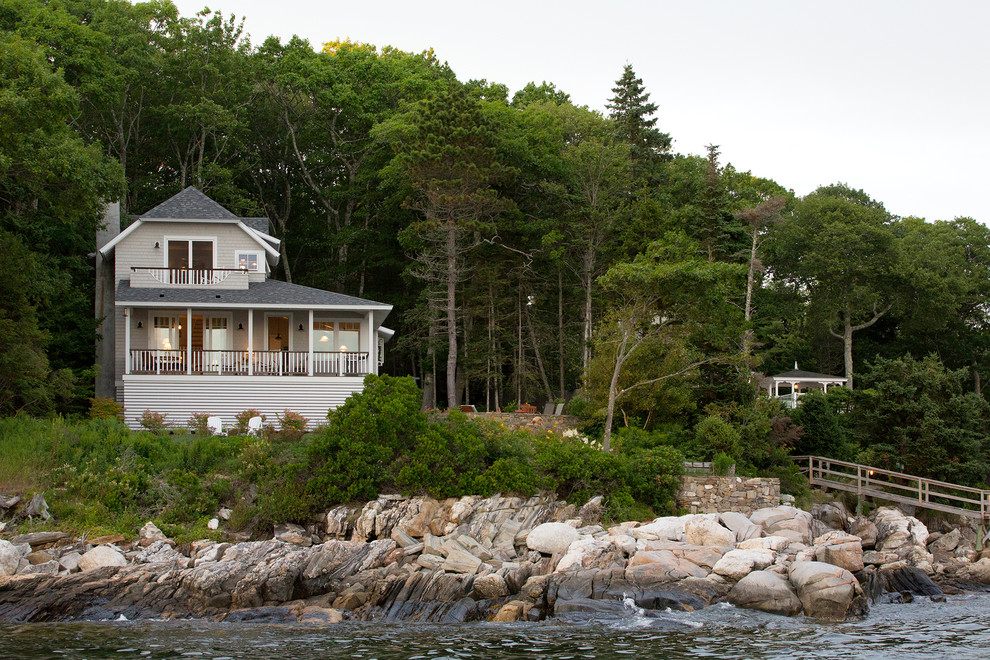Spruce Point Cottage - Traditional - Exterior - Portland Maine - by ...