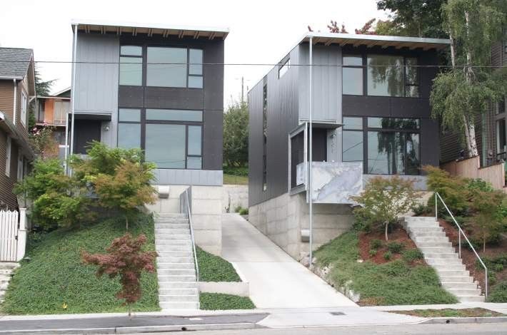 SSH Houses - Modern - House Exterior - Seattle - by Eggleston Farkas ...