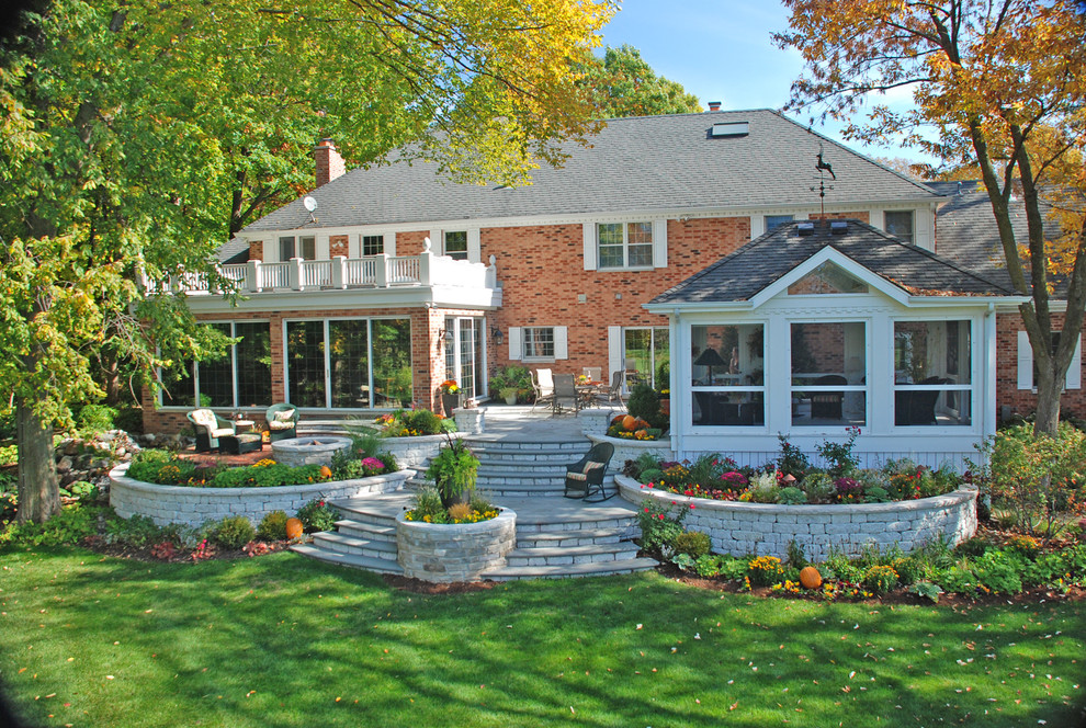 St Charles raised terrace - Traditional - Exterior - Chicago - by ...