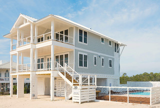 Stacked Viewside Balconies - Beach Style - Exterior - Miami - by Green ...