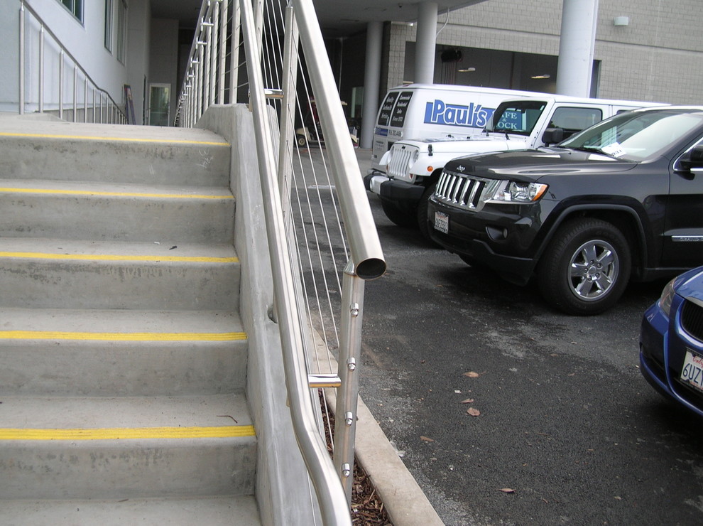 Stainless steel cable railing systems - Garage - Seattle - by Stainless ...
