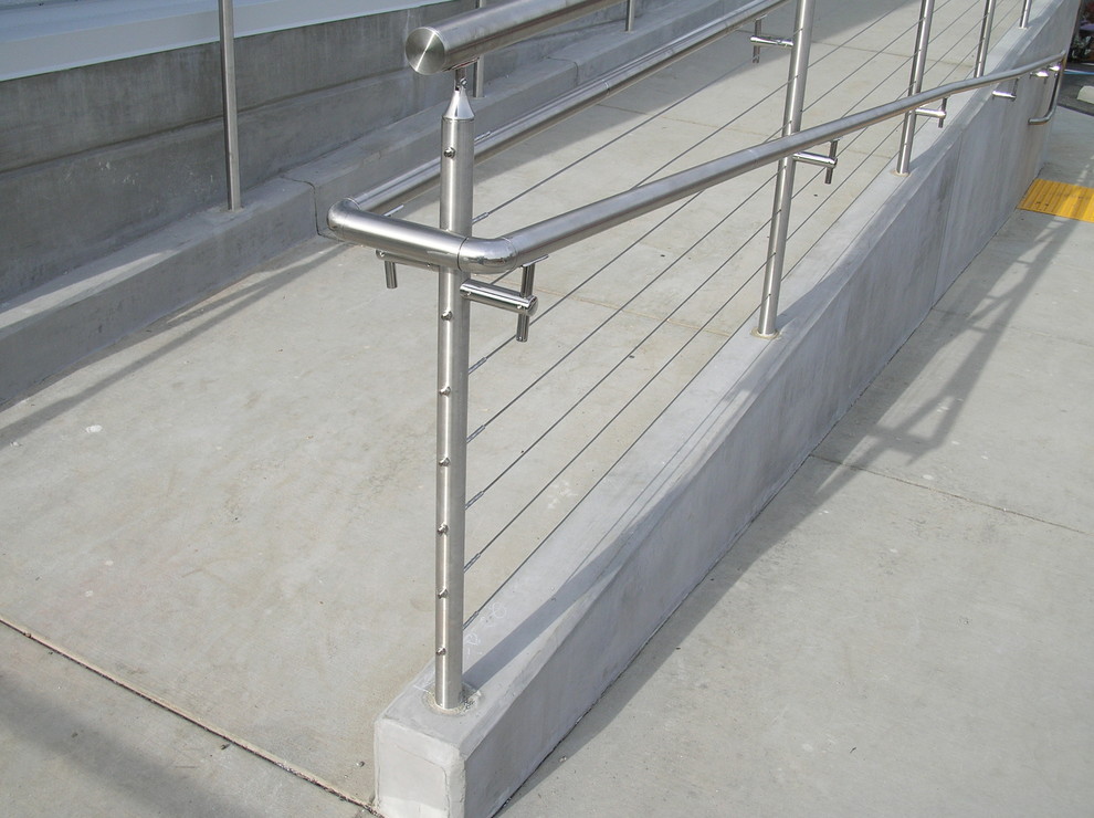 Stainless steel cable railing systems - Modern - Exterior - Seattle ...