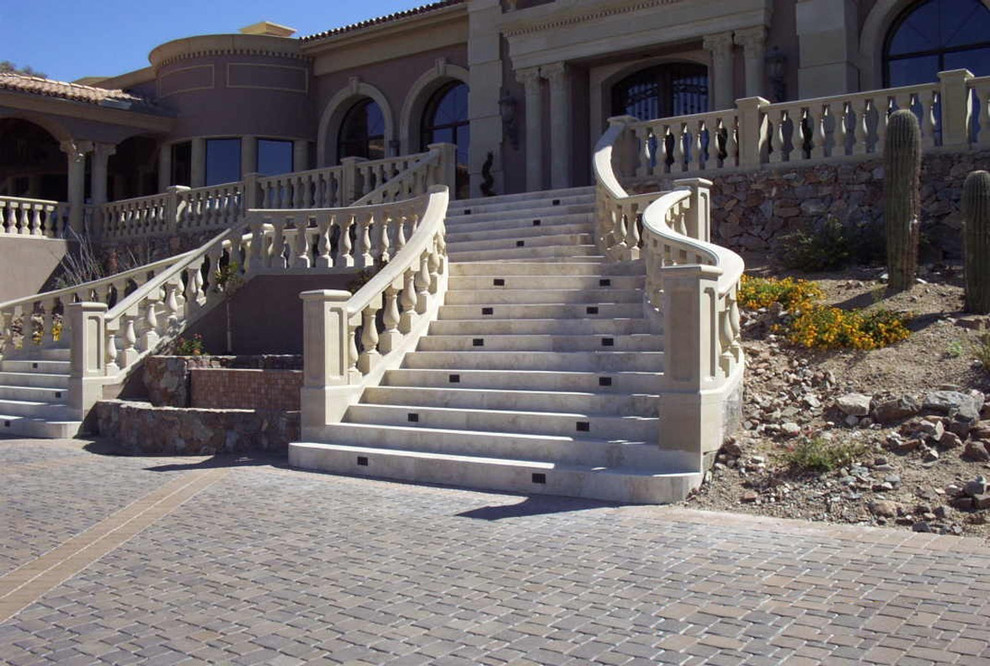 Stairs & Staircases - Traditional - Exterior - Dallas - by Stone ...