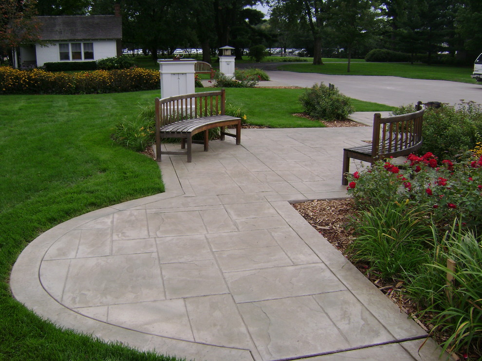 Stamped Concrete - Modern - Exterior - Minneapolis - by Concrete Arts ...