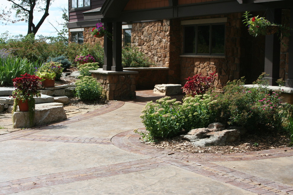 Stamped Concrete - Modern - Exterior - Minneapolis - by Concrete Arts ...