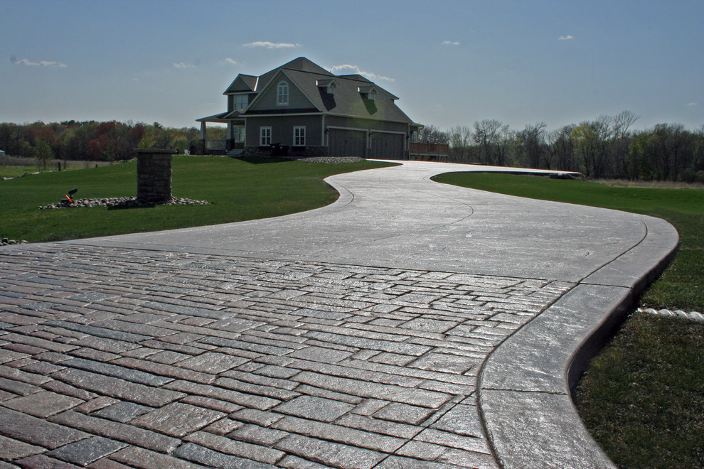 Stamped Concrete - Modern - Exterior - Minneapolis - by Concrete Arts ...
