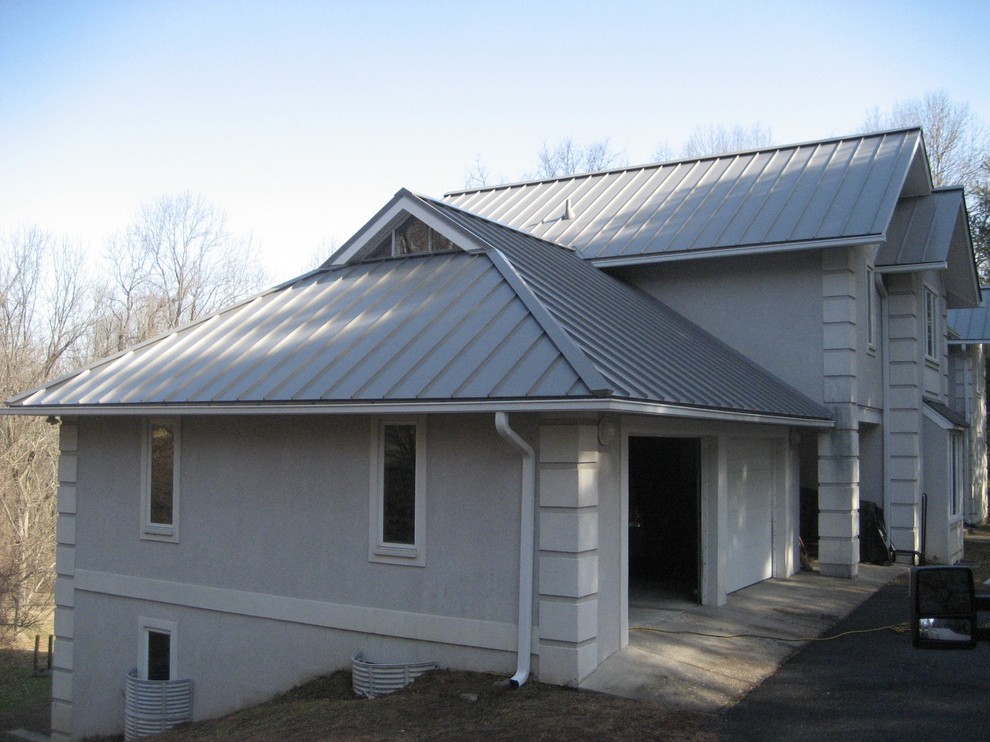 Standing Seam Metal Roofing in Dove Gray - Exterior - New York - by ...