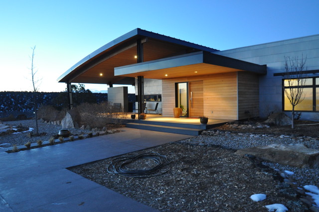 State Line House - Modern - House Exterior - Albuquerque - by Steve ...