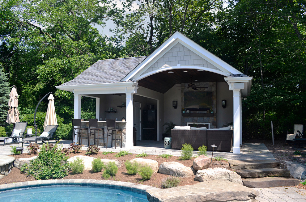 Steinhouser Lane Cabana - Traditional - Exterior - New York - by ...