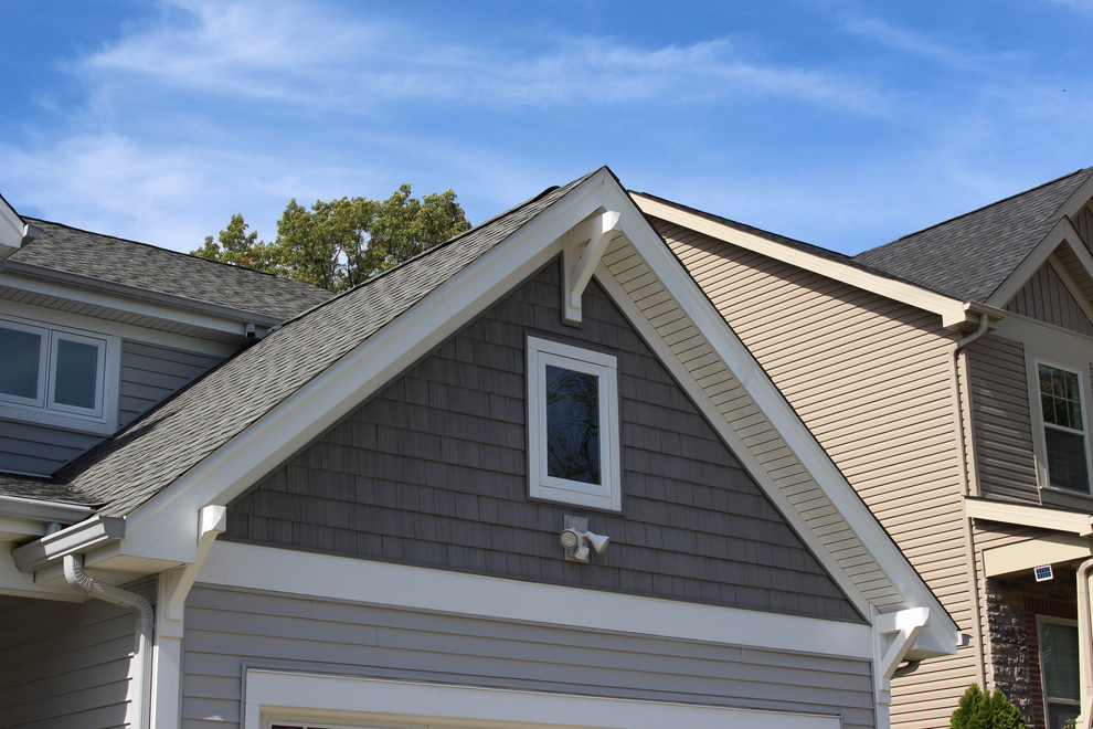 Sterling Gray Vinyl Siding | Olivette, MO - Traditional - Exterior - St ...