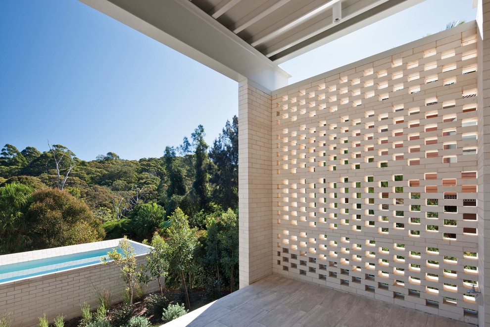 Stewart House Brick Screens - Modern - Exterior - Sydney - by ...