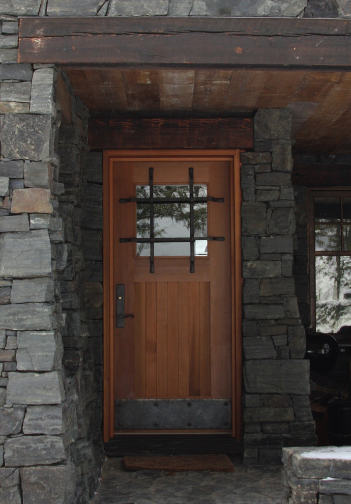 Stone Cabin - Rustic - Exterior - Minneapolis - by Kurt Baum Architects ...