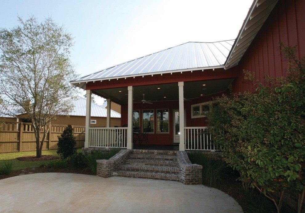 Stone Creek Red - Craftsman - Exterior - Miami - by Bob Chatham Custom ...