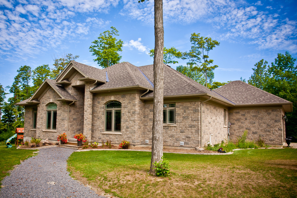 Stone Custom Home - Transitional - Exterior - Toronto - by Alair Homes ...