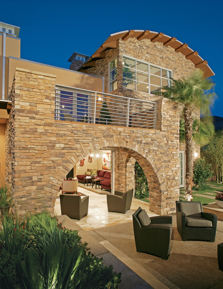 Stone Exterior - Contemporary - Exterior - San Diego - by Eldorado ...