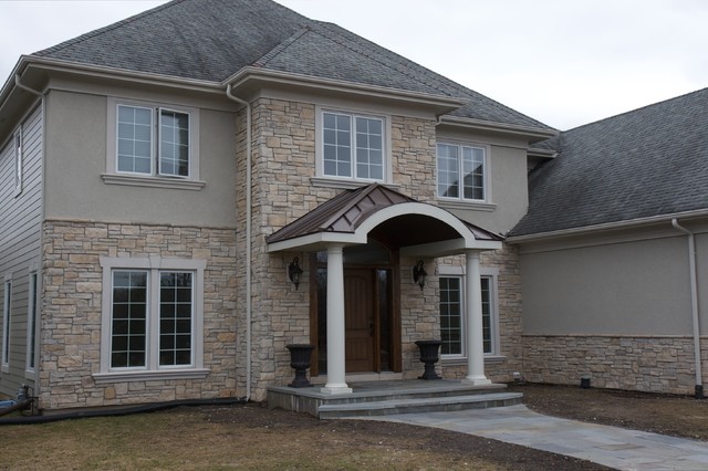Stone Exterior Siding Cobble Stone - Traditional - Exterior - Chicago ...