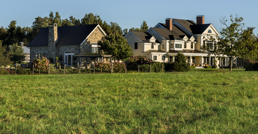 Stone Family Room Addition - Farmhouse - Exterior - New York - by Crisp ...
