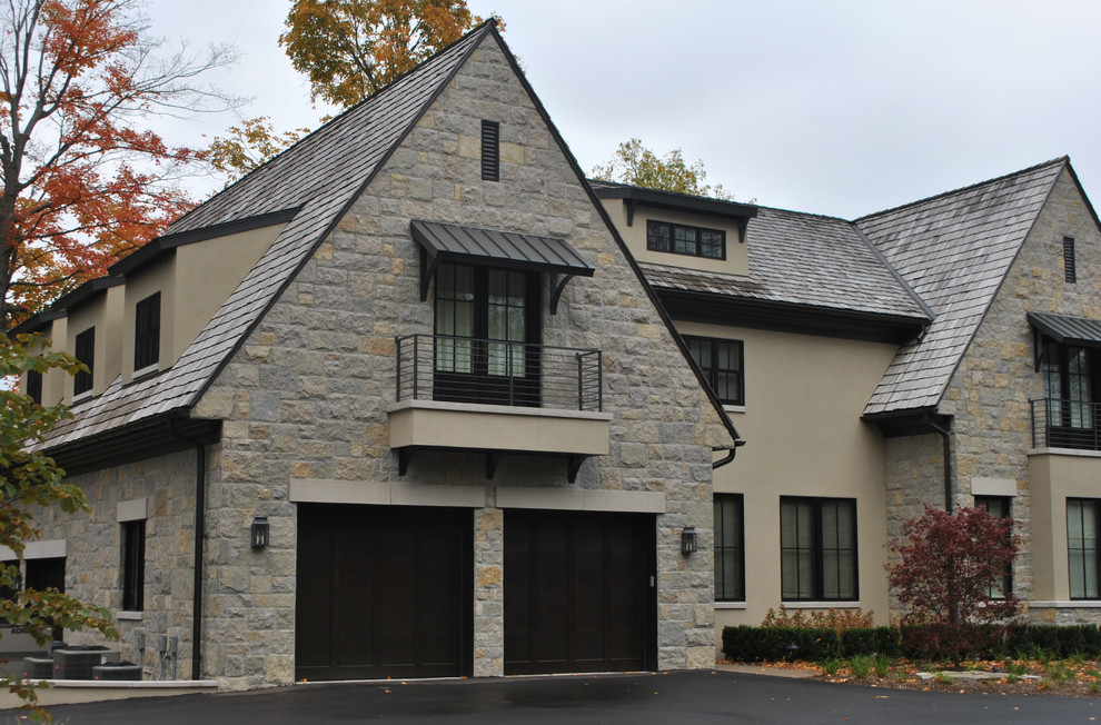 Stone Fronts-Bold natural stone - House Exterior - Grand Rapids - by ...