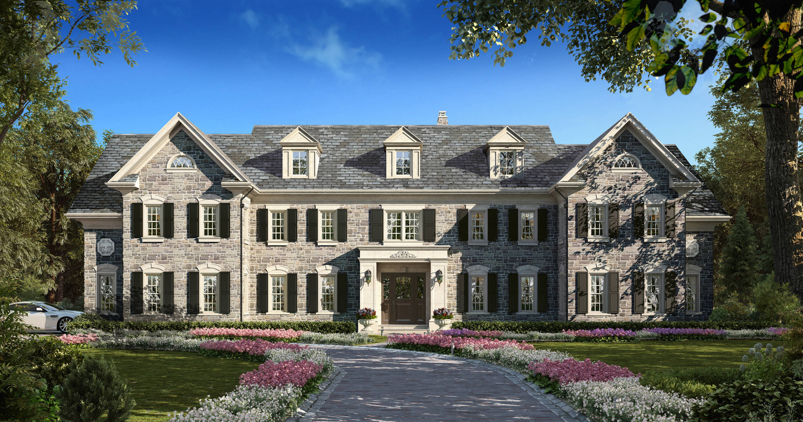 American Colonial Stone Homes