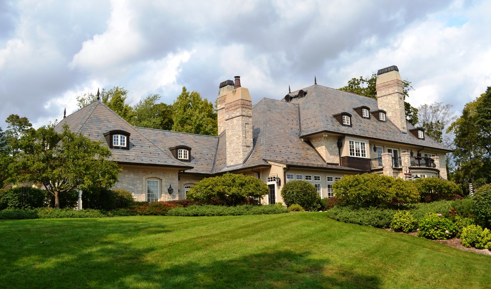 Stone Manor House - Traditional - Exterior - Milwaukee - by McCormack ...