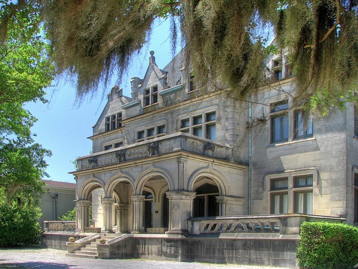 Stone Mansion - Traditional - Exterior | Houzz