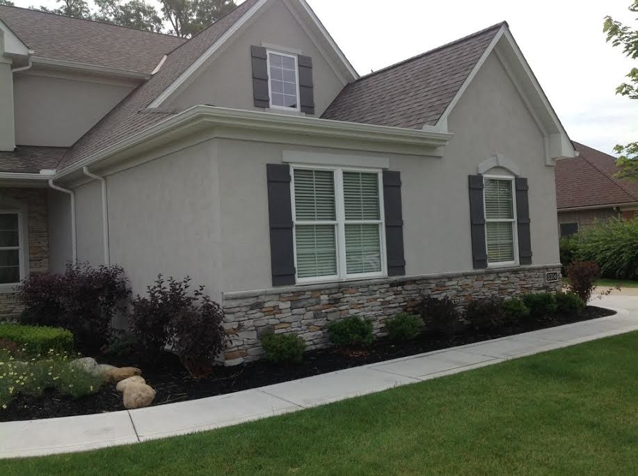 Stone Siding - Farmhouse - Exterior - Cleveland - by Medina Exteriors ...