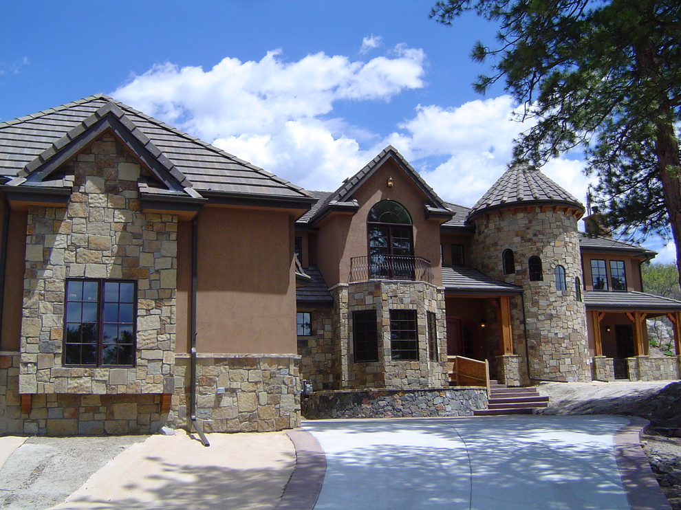 Stone, Stone, Stone & Stucco! - Traditional - Exterior - Denver - by ...