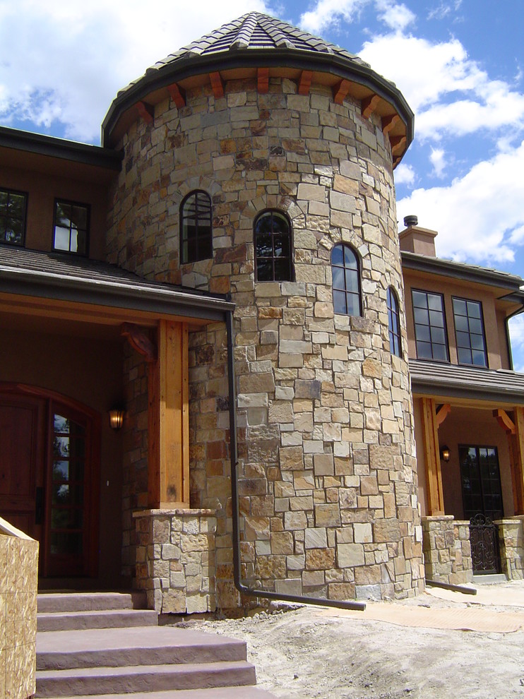 Stone Turret Adds to the Charm! - Traditional - Exterior - Denver - by ...