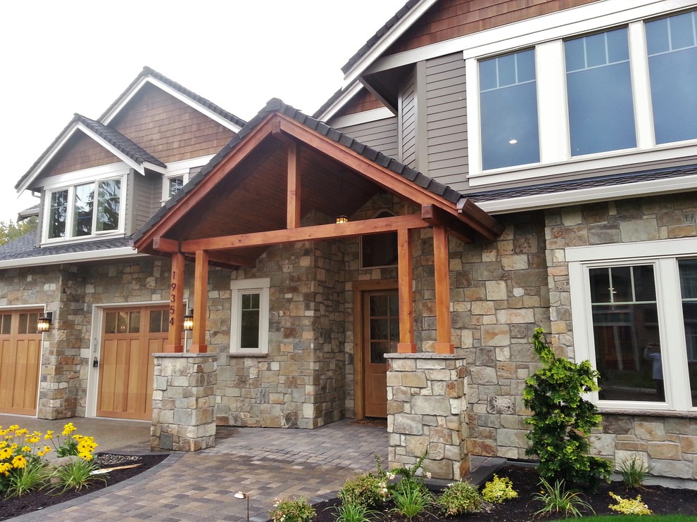 Stone Veneer - Rustic - Exterior - Portland - by Brown Bros. Masonry ...