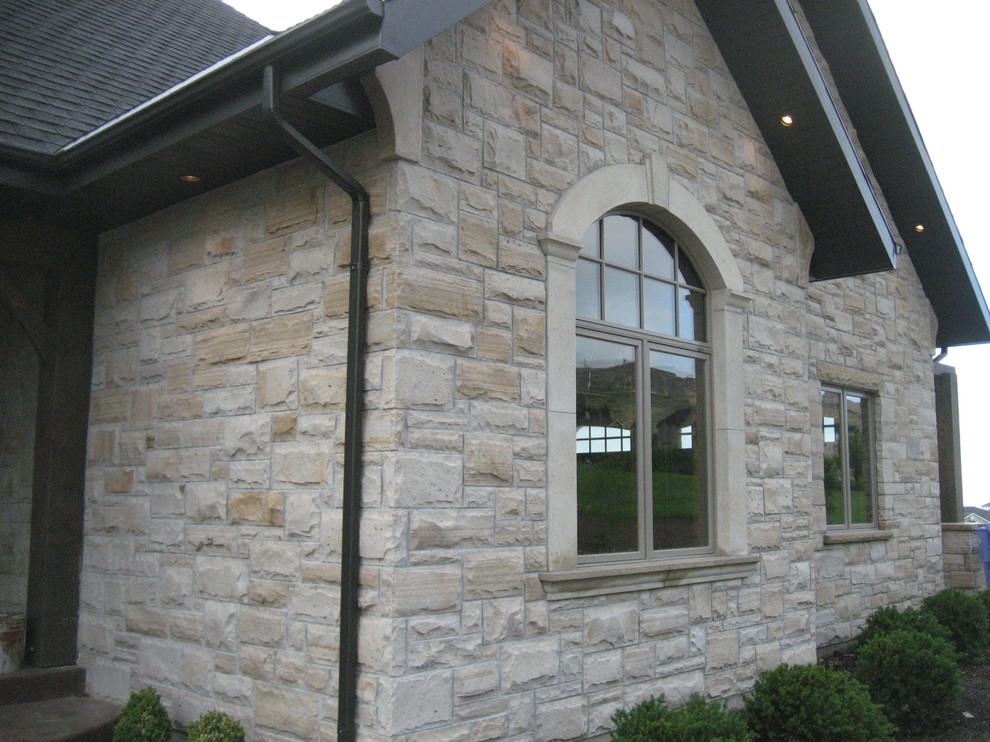 Stone work exterior - Traditional - Exterior - Salt Lake City - by ...