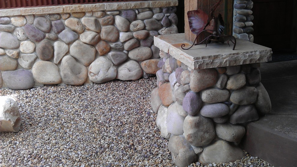 Stone work exterior - Eclectic - House Exterior - Salt Lake City - by ...