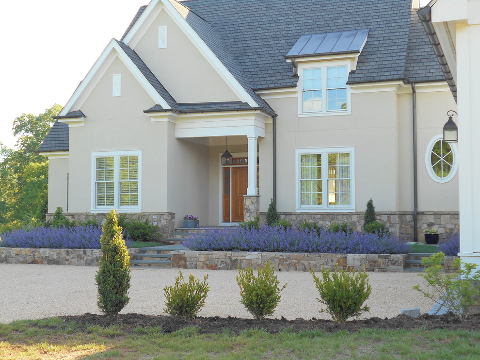 Stucco and Stone - Classique - Façade - Autres périmètres - par Sage ...