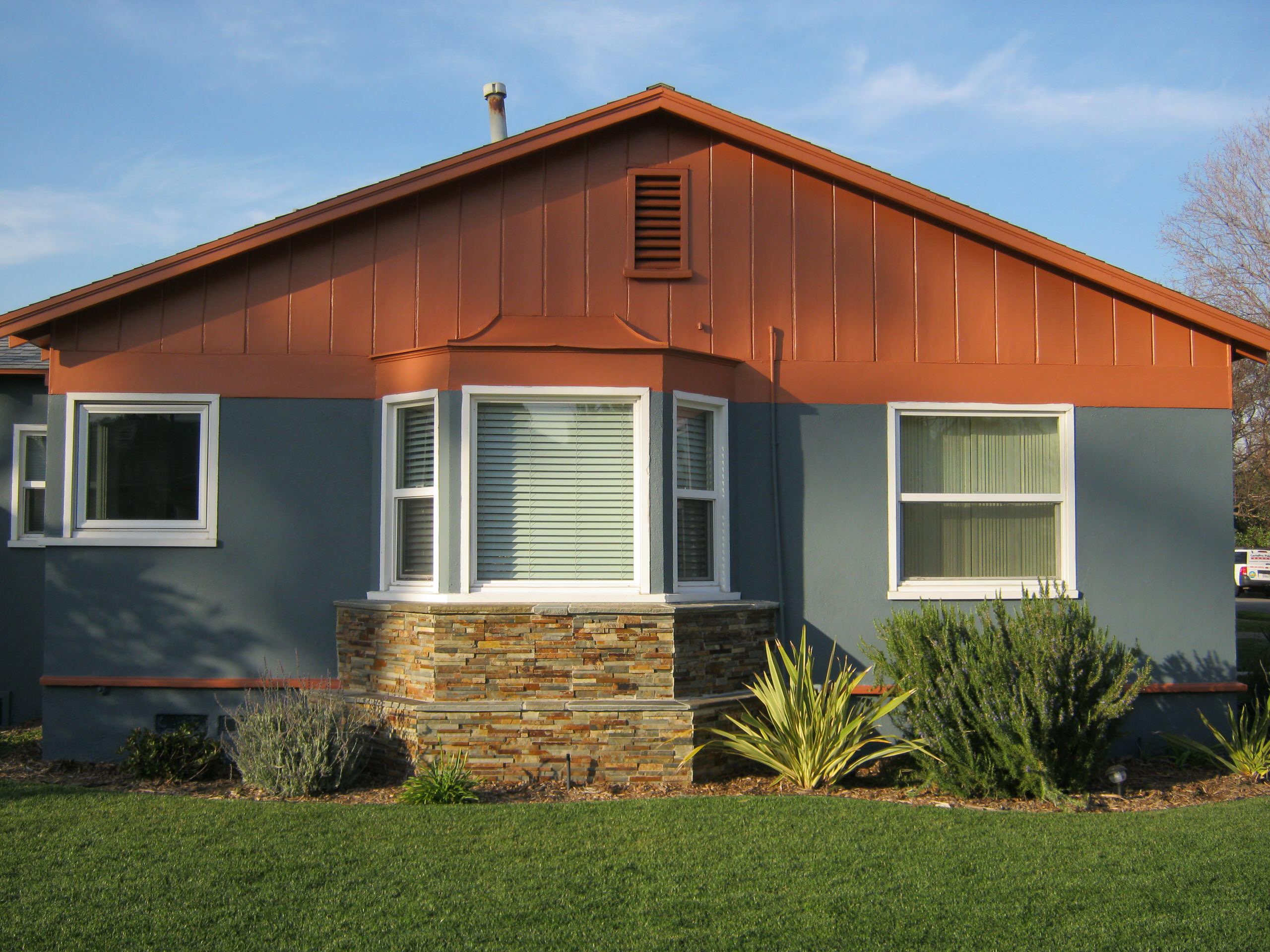 Rust Color Combinations Stucco Houses