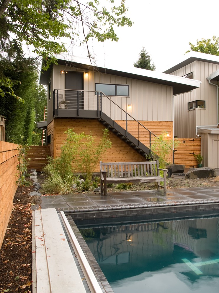 studio over garage - Modern - Exterior - Seattle - by PLACE architect ...