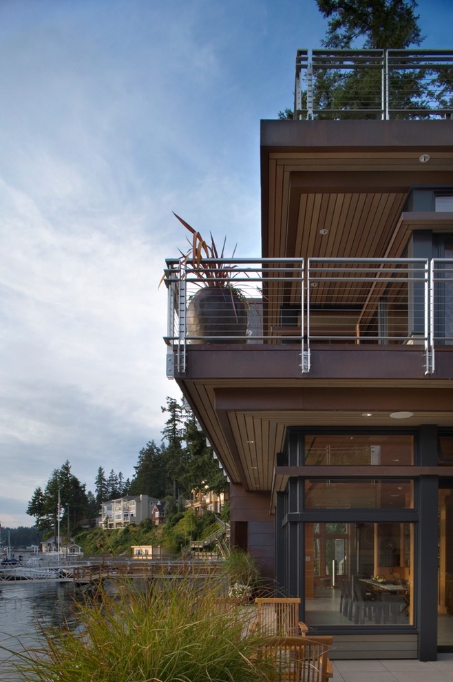 Stunning, low-maintenance exterior - Contemporary - Exterior - Seattle ...